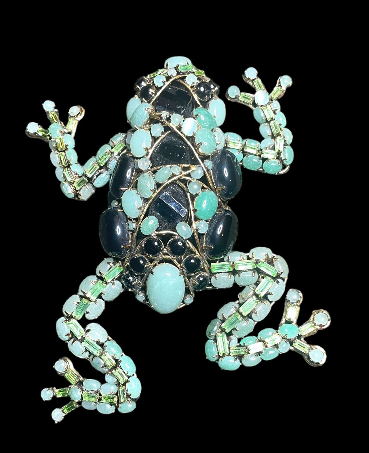 Vintage C&D Large Frog Brooch Pin - Etsy