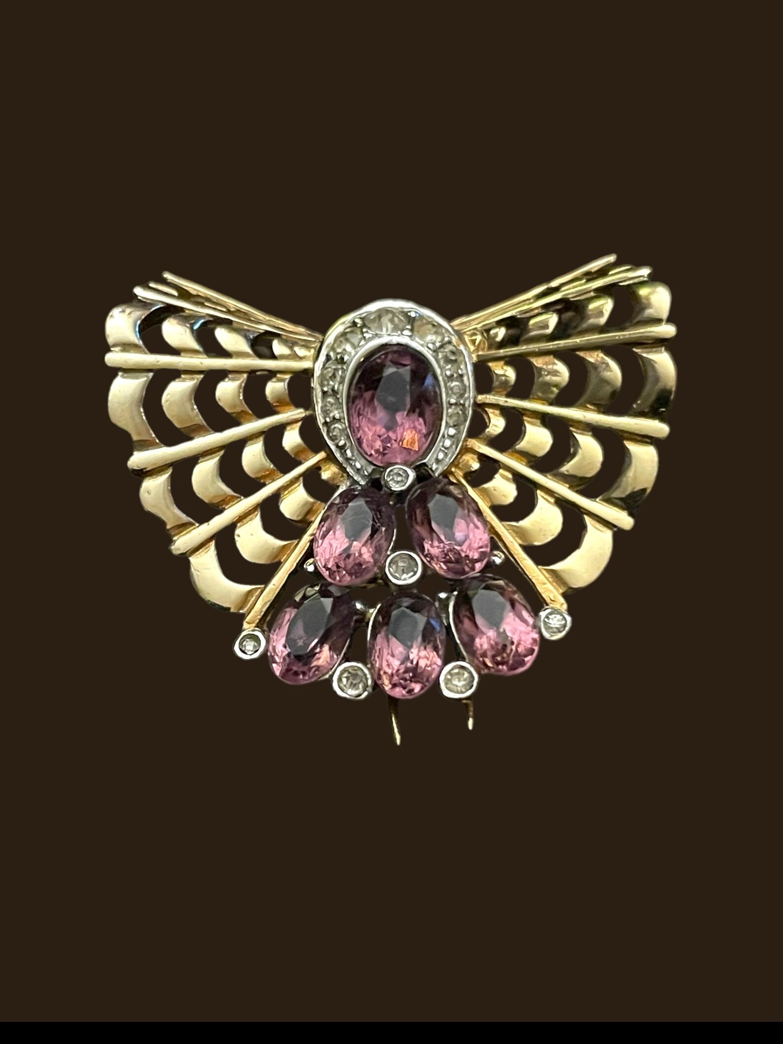 Rare Vintage Marcel Boucher Fan Fur Clip Dress Pin Brooch - Etsy