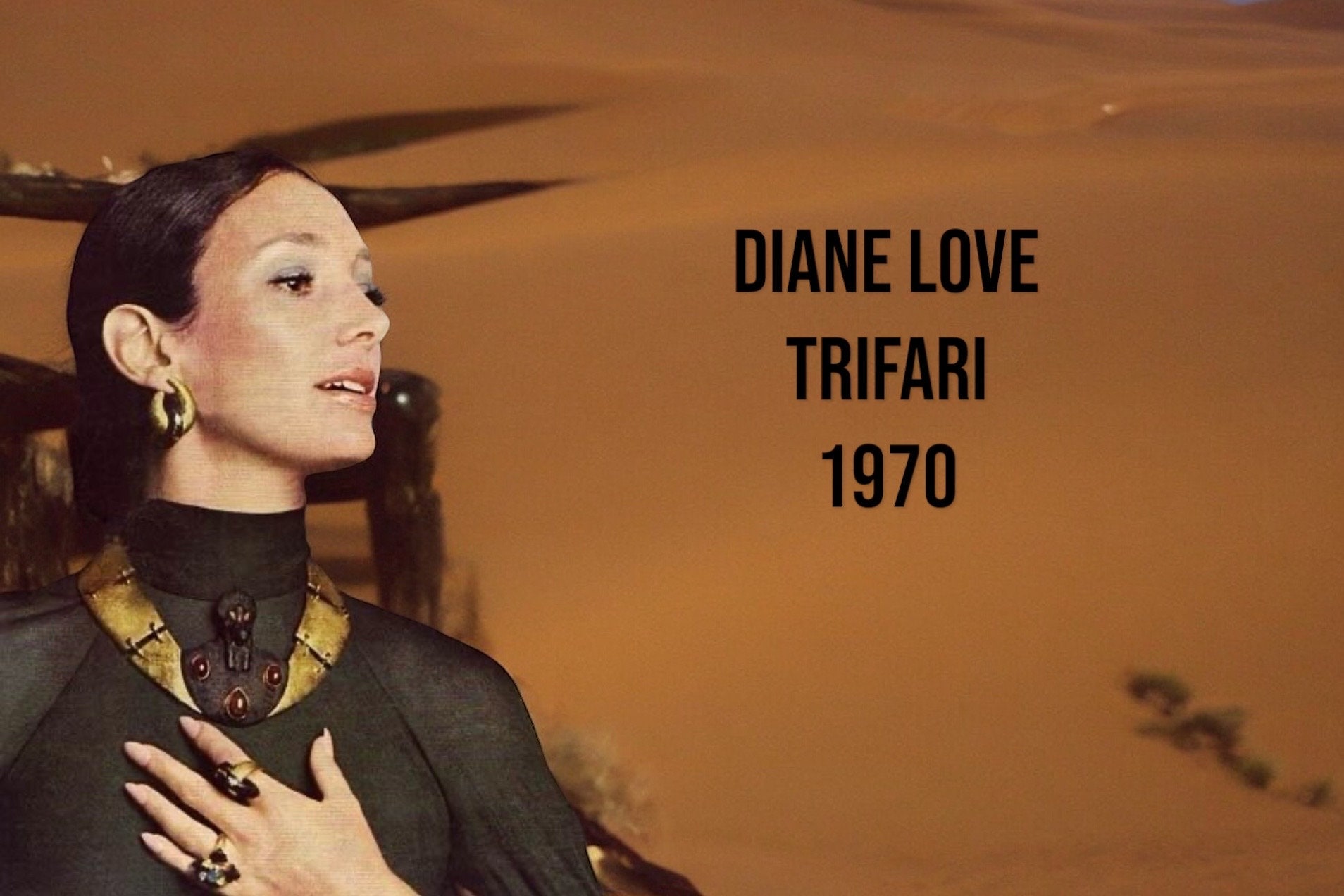 Extremely Rare Diane Love " Shekmet" Collar for Trifari 1970 - Etsy