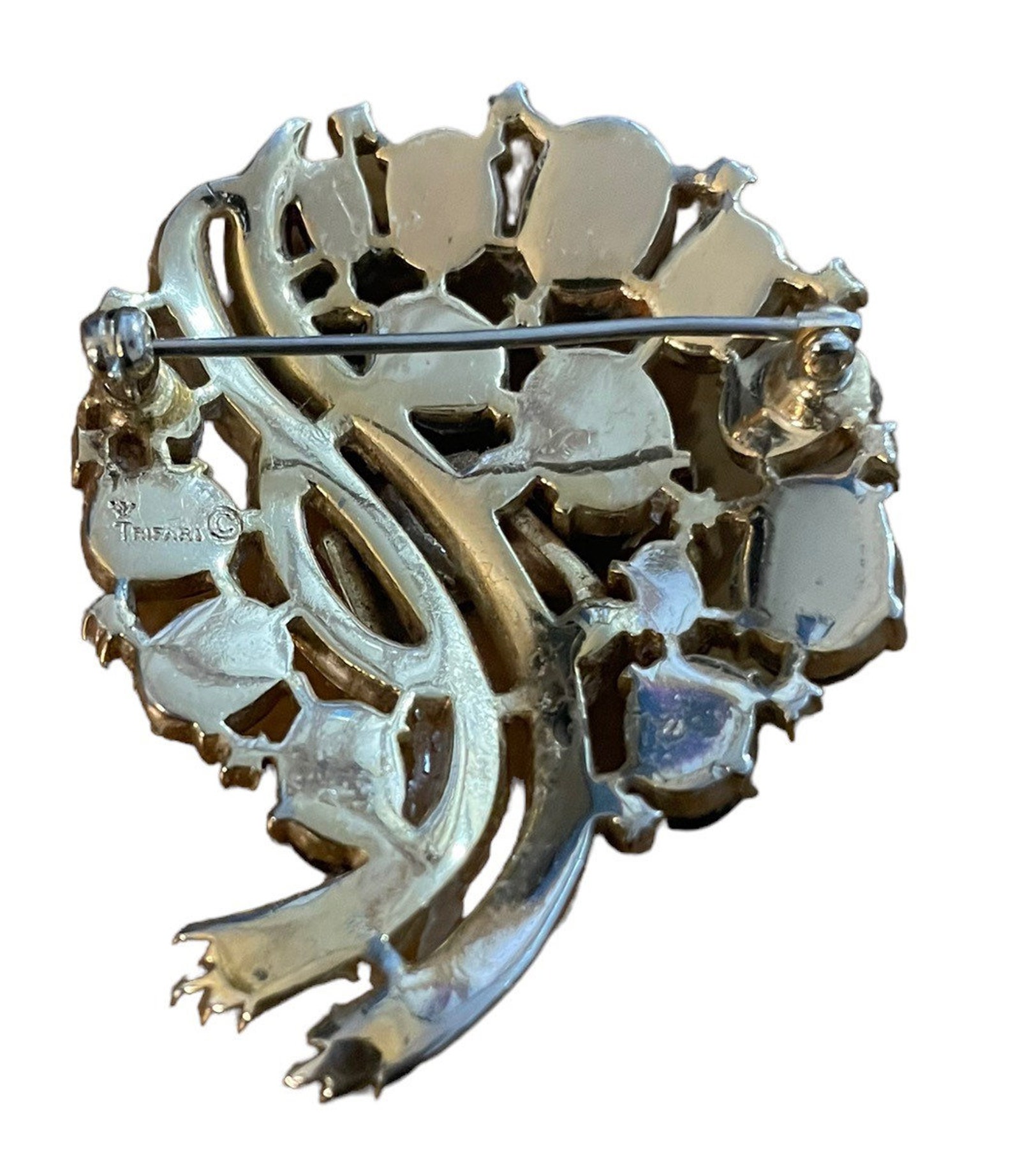 Rare Vintage Trifari Jelly Belly Reflection Jewels of Fantasy Brooch Pin - Etsy