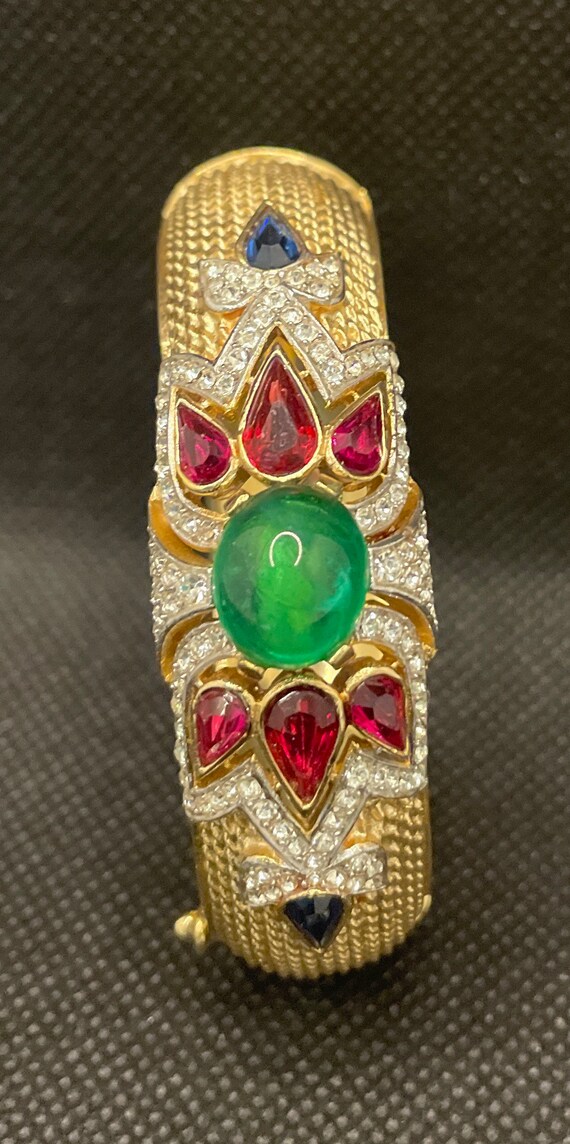 Trifari Alfred Philippe Jewels Of India Moghul Hinge… - Gem