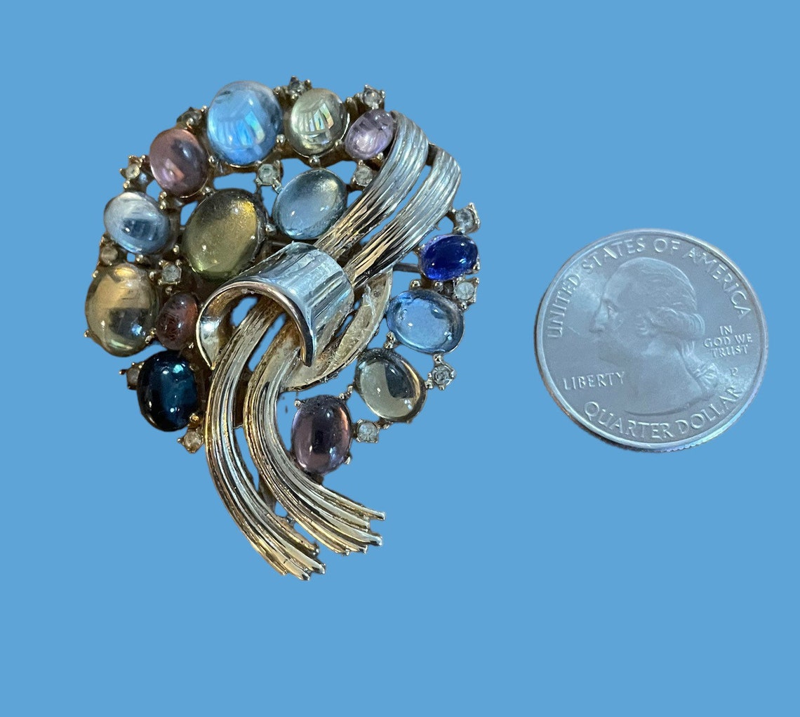 Rare Vintage Trifari Jelly Belly Reflection Jewels of Fantasy Brooch Pin - Etsy