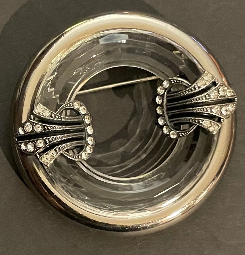 Vintage Ermani Bulatti Lucite Brooch - Etsy