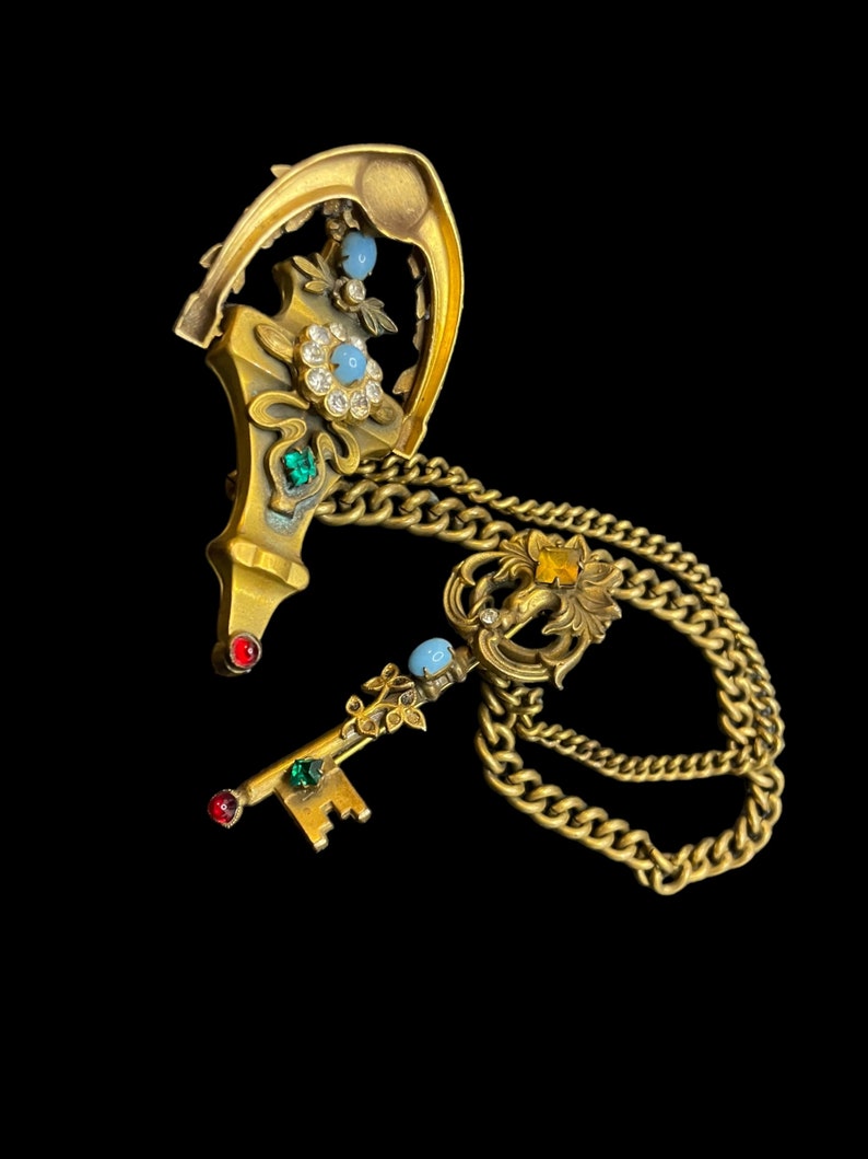 Rare Vintage Coro Door Knocker and Key Chatelaine - Etsy