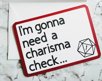 Charisma Check - Etsy