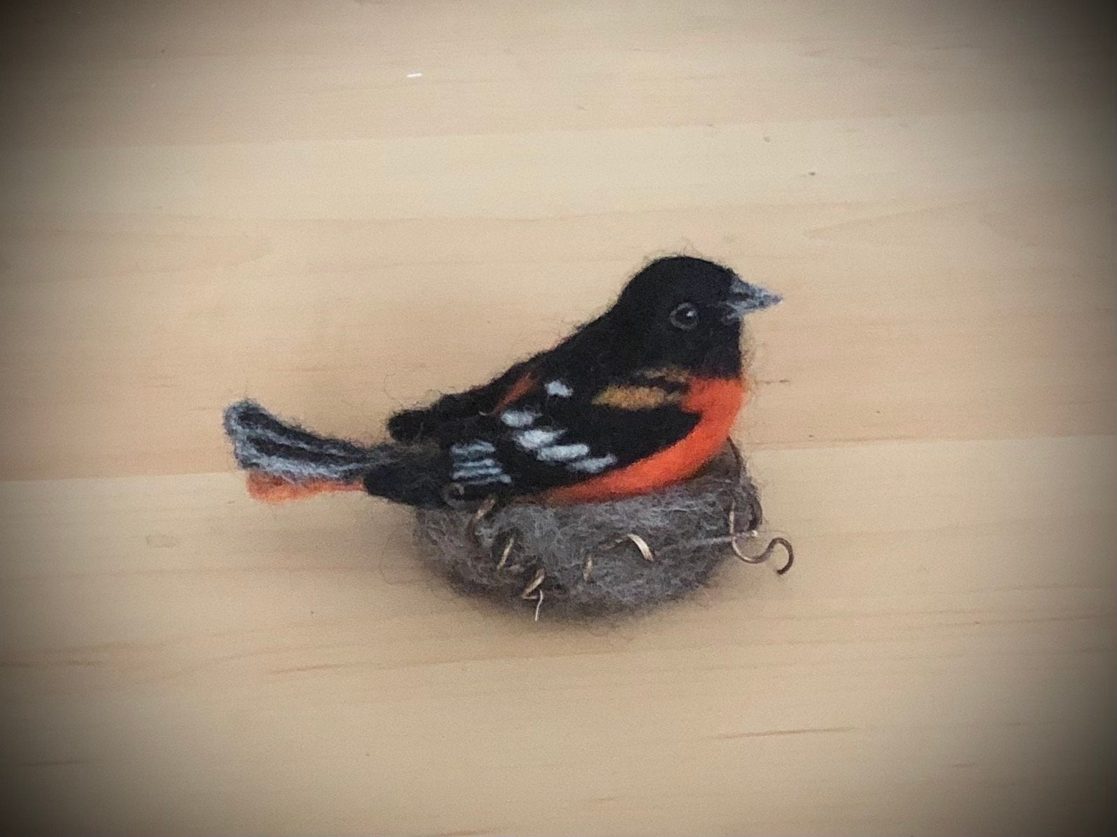 Birds in Nests, Needle Felted Birds - Etsy