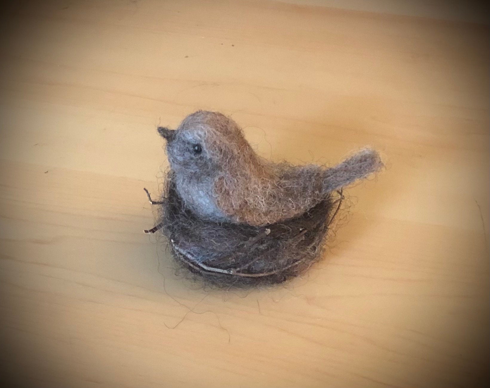 Birds in Nests, Needle Felted Birds - Etsy