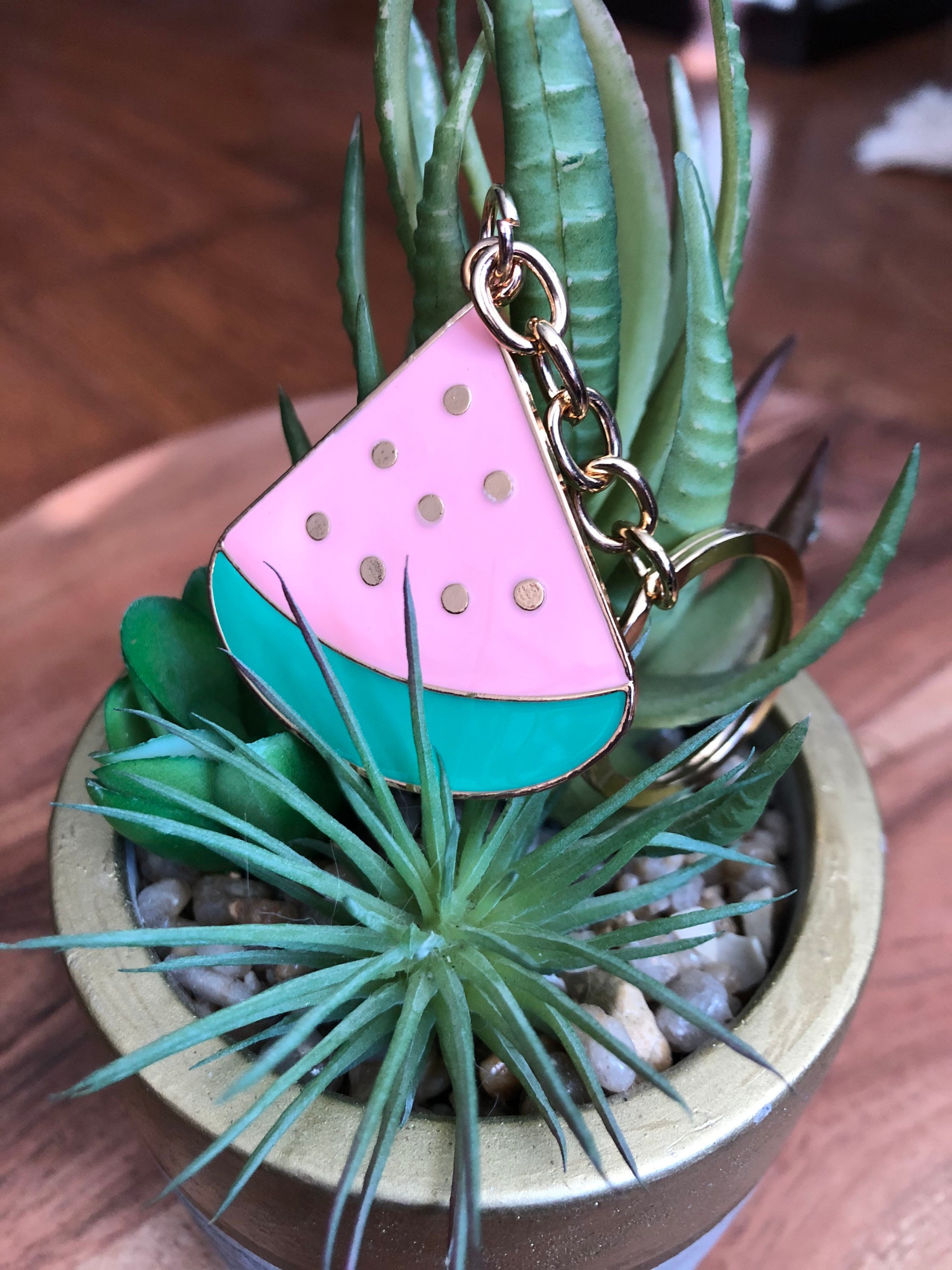 Watermelon Keychain - Etsy