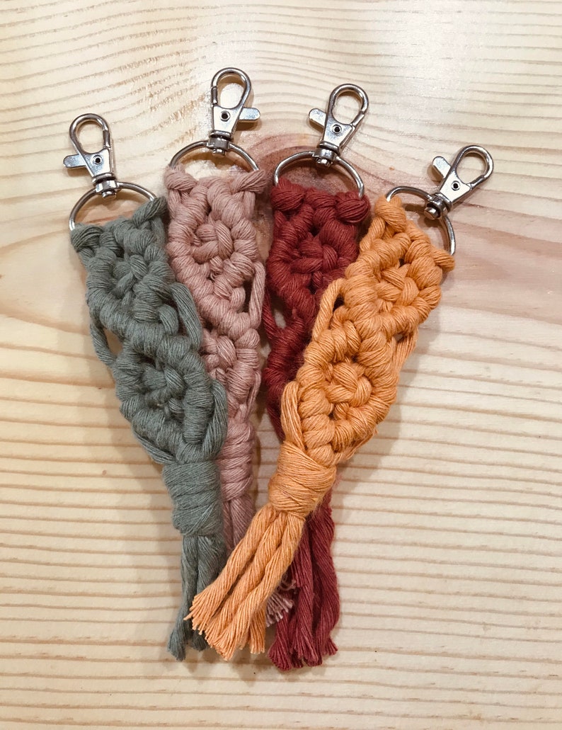Custom Macrame Keychain Keychain Boho Keychain Bag - Etsy