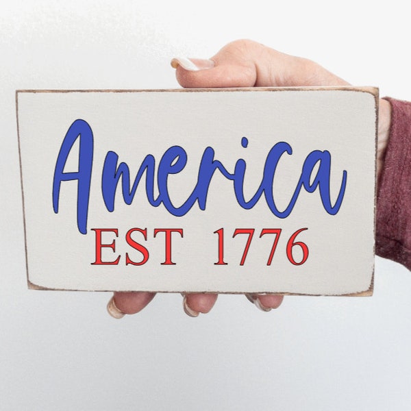 1776 Wood Tray - Etsy