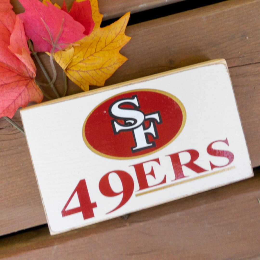 Football Wall Decor San Fran Sign Man Cave Rustic Football Decor Gift ...