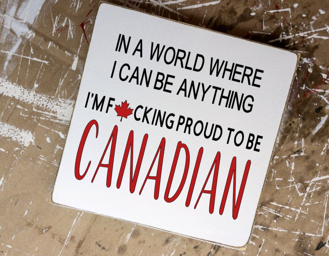 Canada Day Signs, Canadian Themed Decor, Proud Canadian, Canada Day ...