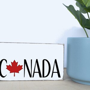 Canada Day Small Wooden Sign Proud Canadian Welcome Canada - Etsy