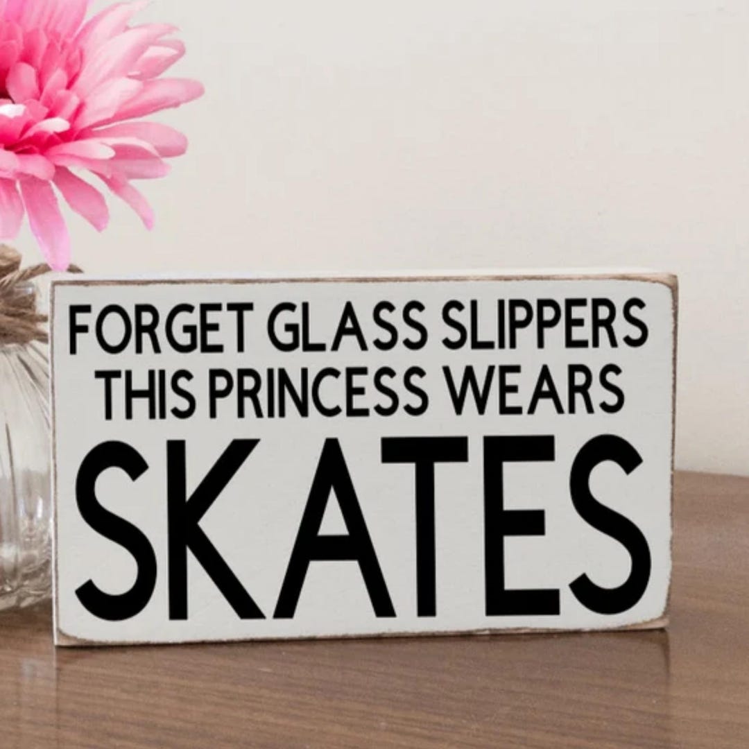 Forget Glass Slippers This Princess Wears Skates, Hockey Girl, Princess ...