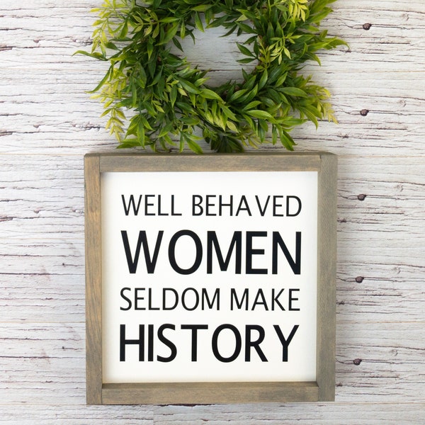Well Behaved Women Etsy