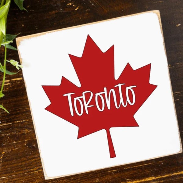 Maple Leaf Sign - Etsy