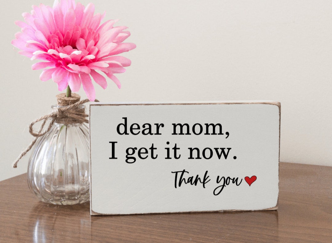 Mom Sign, Happy Mothers Day, Best Mom, Thank You Mom Sign, Gift for Mom ...