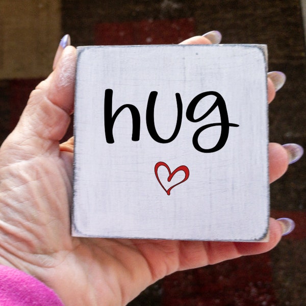 Hug Sign - Etsy