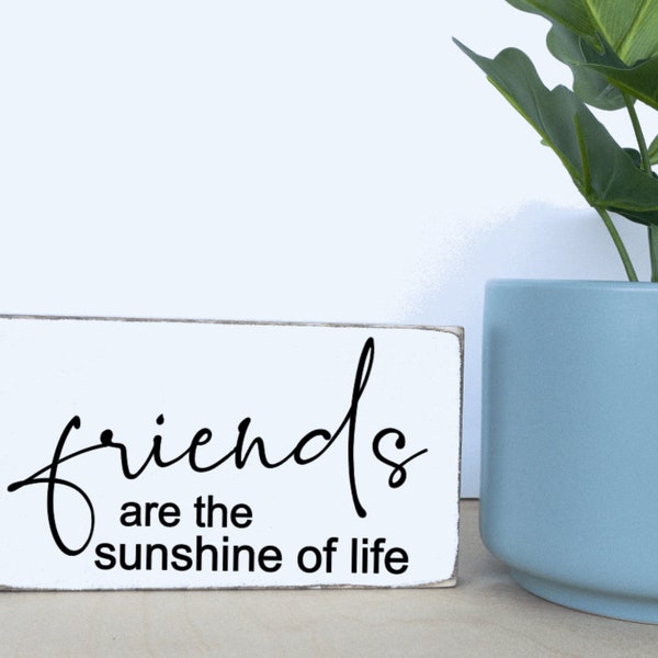 Friends Wood Sign - Etsy