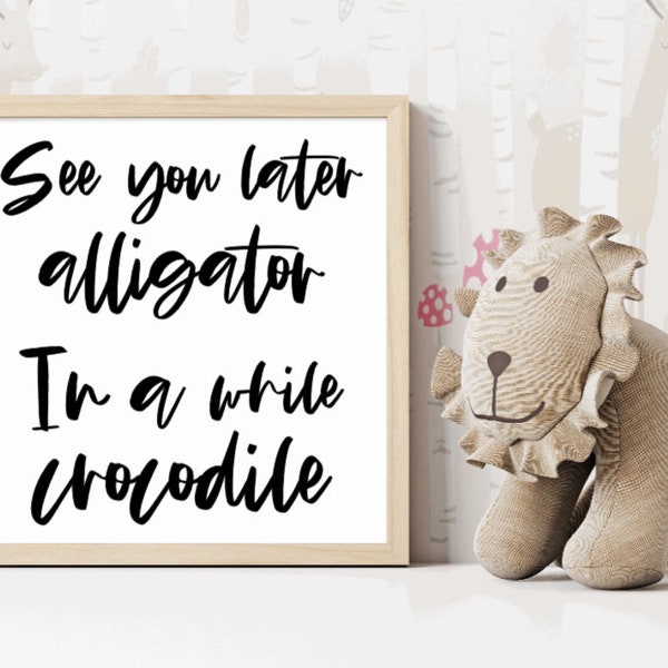 See You Later Alligator - Etsy