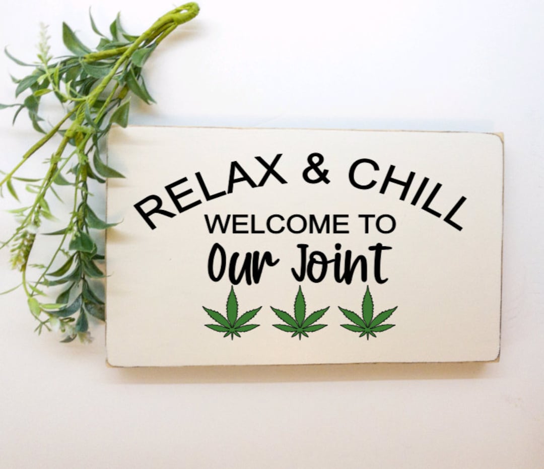Cannabis Sign Humorous Mini Sign Stoner Sign Funny Weed Art - Etsy