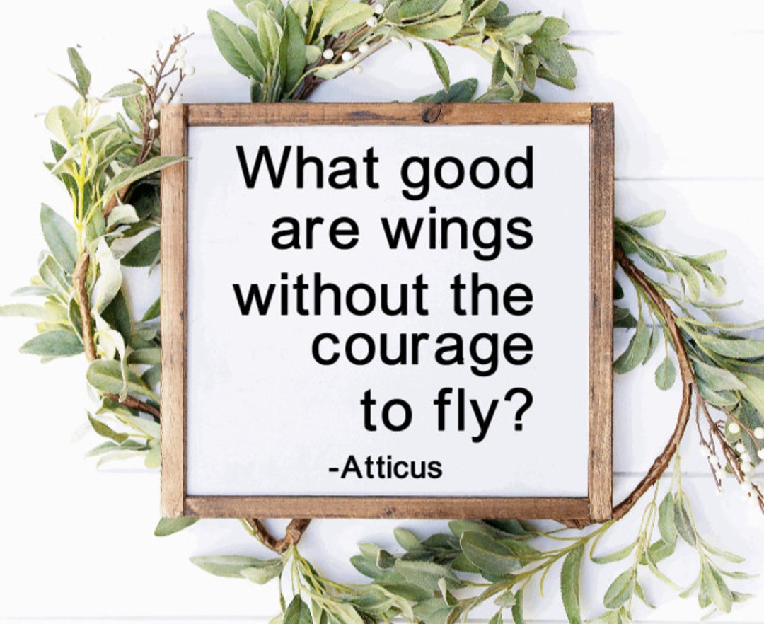 Atticus Poetry Inspirational Wall Art Gift for Her Atticus Quote ...