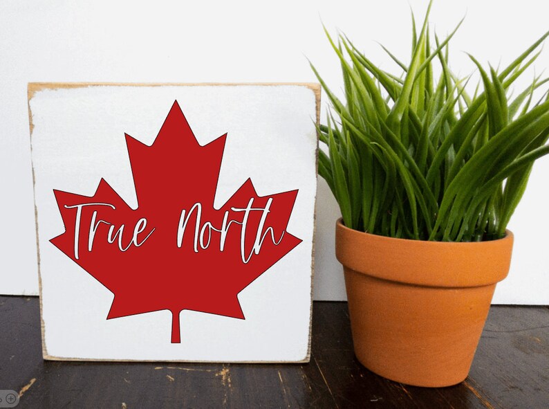 Canada Day Signs Farmhouse Canada Signs Proud Canadian True - Etsy