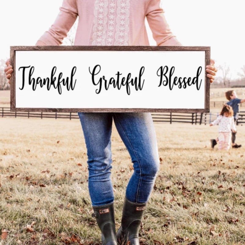 Grateful Sign - Etsy