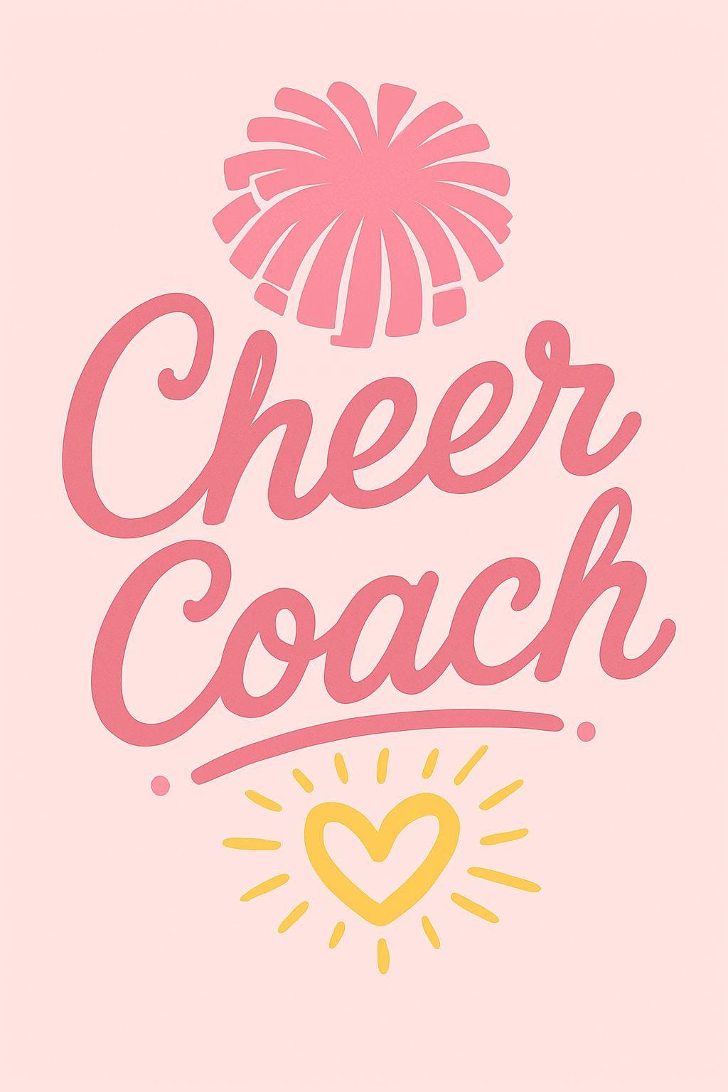 Cheer Coach Digital Design - Etsy