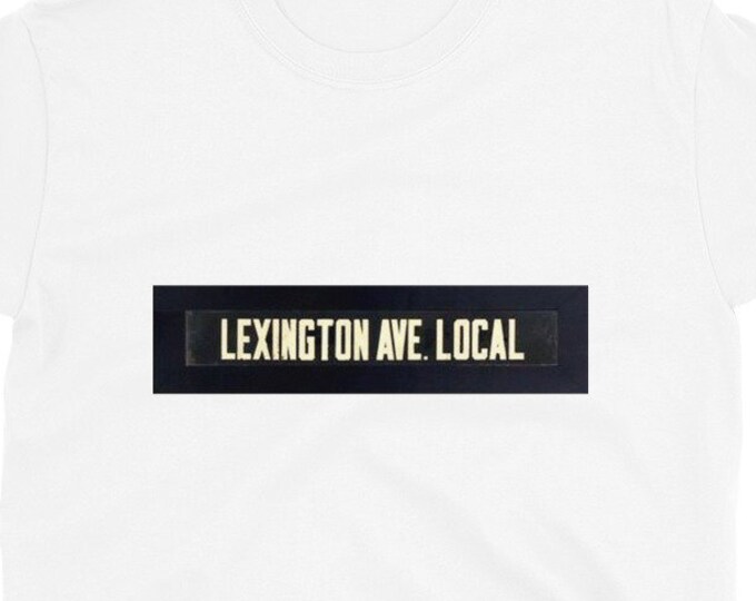 NYC Subway Sign "lexington Ave Local" Vintage Tee : Native Nyer ...