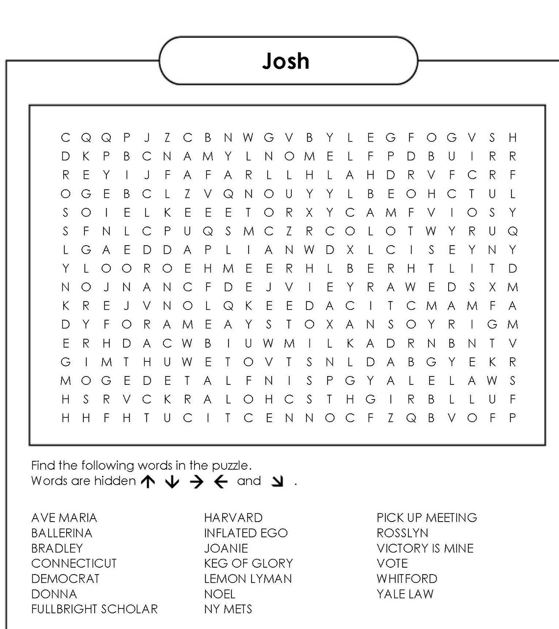 The West Wing Word Search Puzzles 23 Pages of FUN | Etsy