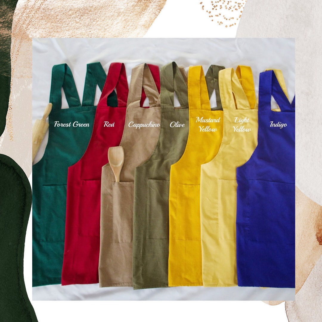 Fall Apron Japanese Style Cross Back Apron Multi Use Apron - Etsy