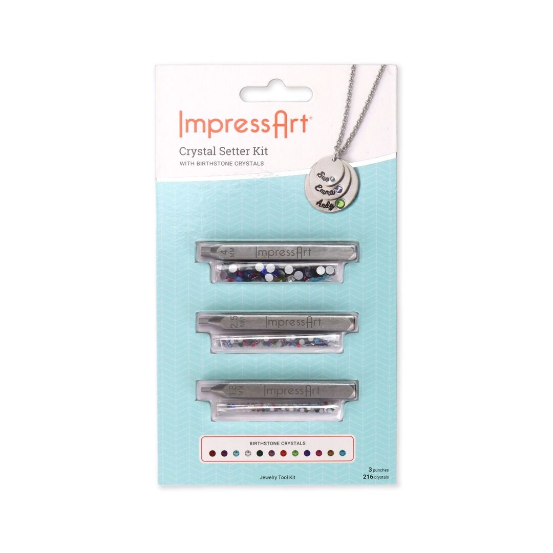 Crystal Setter Kit With Birthstone Crystals for Hand Stamping, by ...