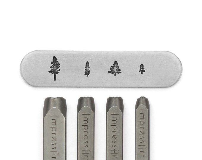 Trees Signature Stamp 4-piece Pack, for Hand Stamping, by Impressart - Etsy