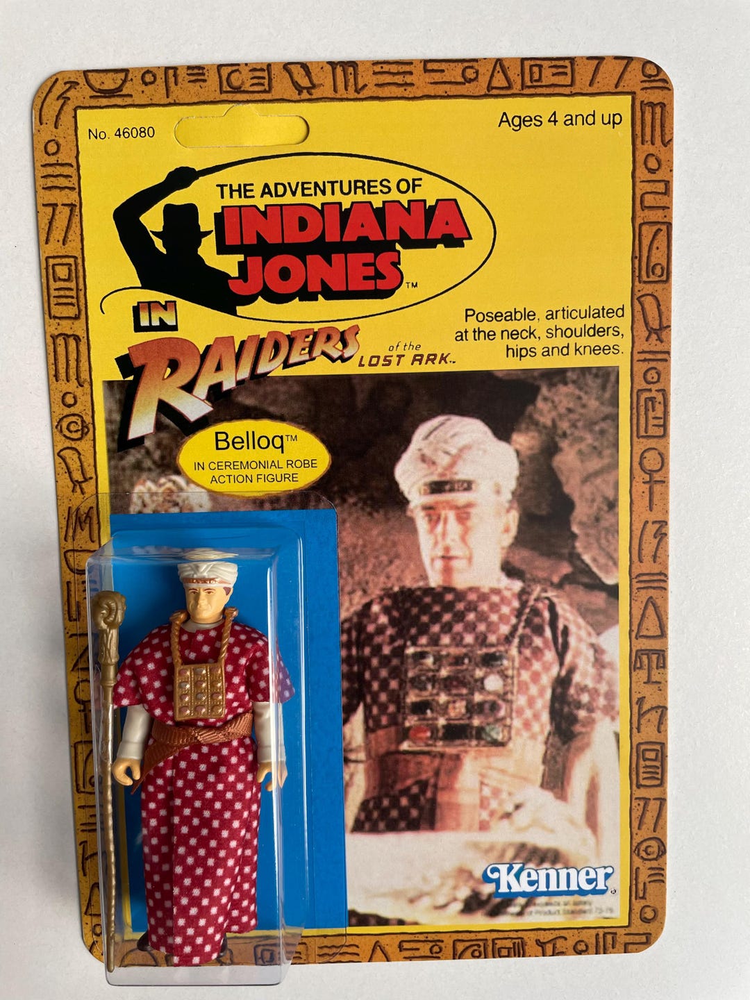 Custom Vintage Kenner Style Belloq Custom Card With Action Figure ...