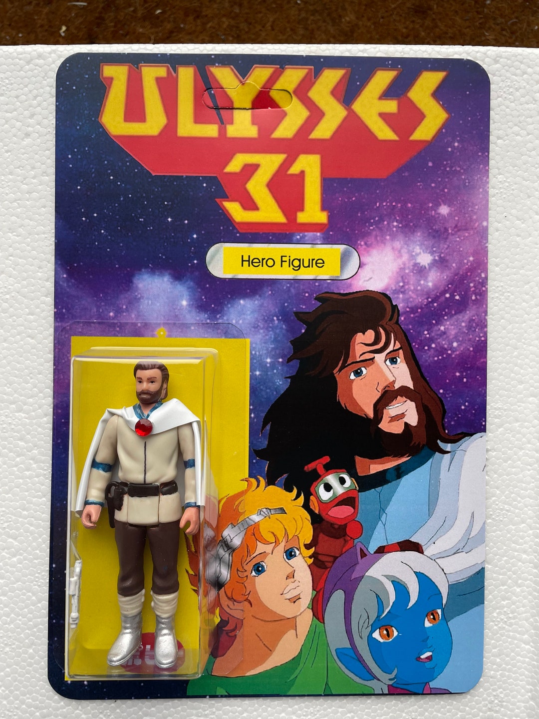 100% personnalisé ULYSSES 31 HERO FIGURE Epic Space Adventure 1980's ...