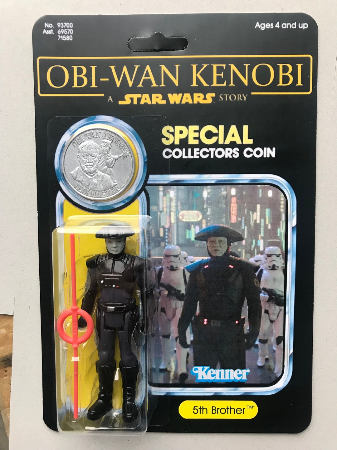 The Fith Brother Retro Figure on Exclusive Custom Obi Wan Kenobi Card ...