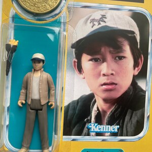 Indiana Jones Short Round Classic Figure on Custom Vintage Style Card ...