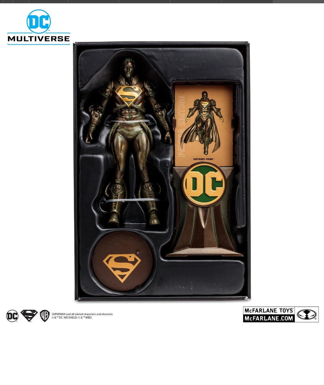 Mcfarlane DC Limited Edition Superboy Prime Infinite Crisis Gold 7 ...