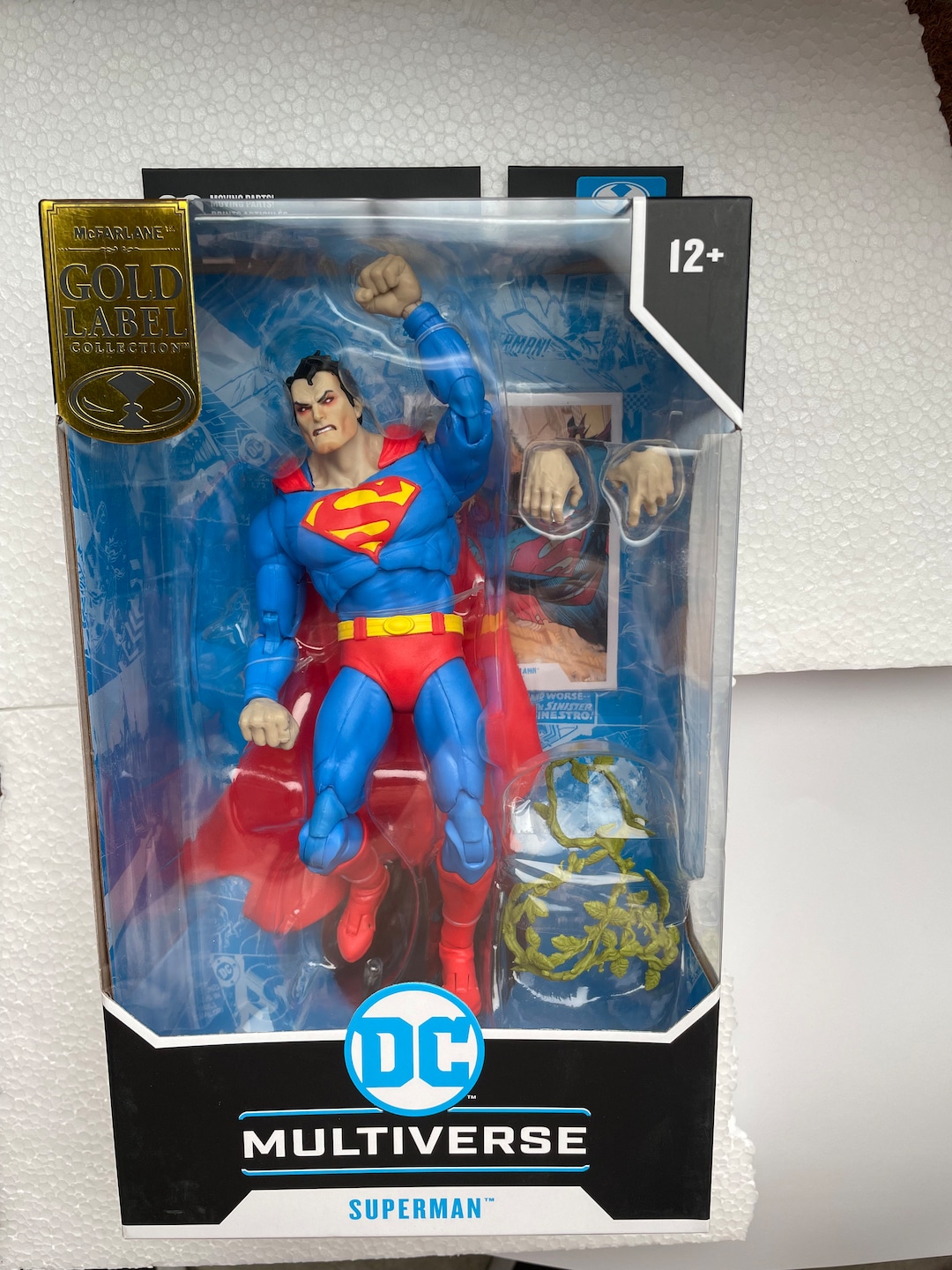 Mcfarlane DC Multiverse Hush Superman Gold Label Collection 7'' Figure ...