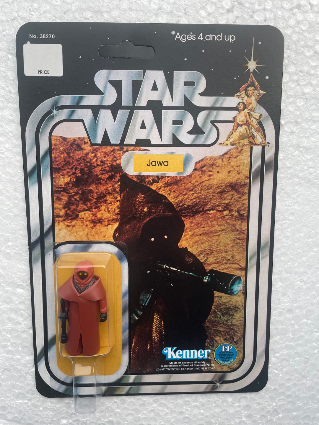 Kenner Retro Figure Vinyl Caped Jawa on Vintage Style 1970s Custom ...