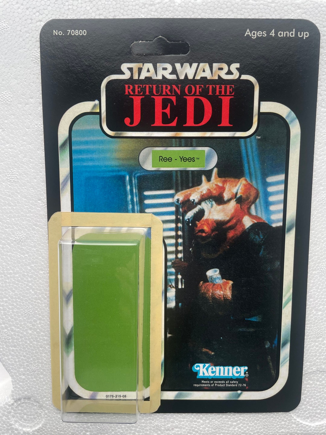 Next Generation Ree Yees Return of the Jedi Cardback Front 65 Back Rear ...