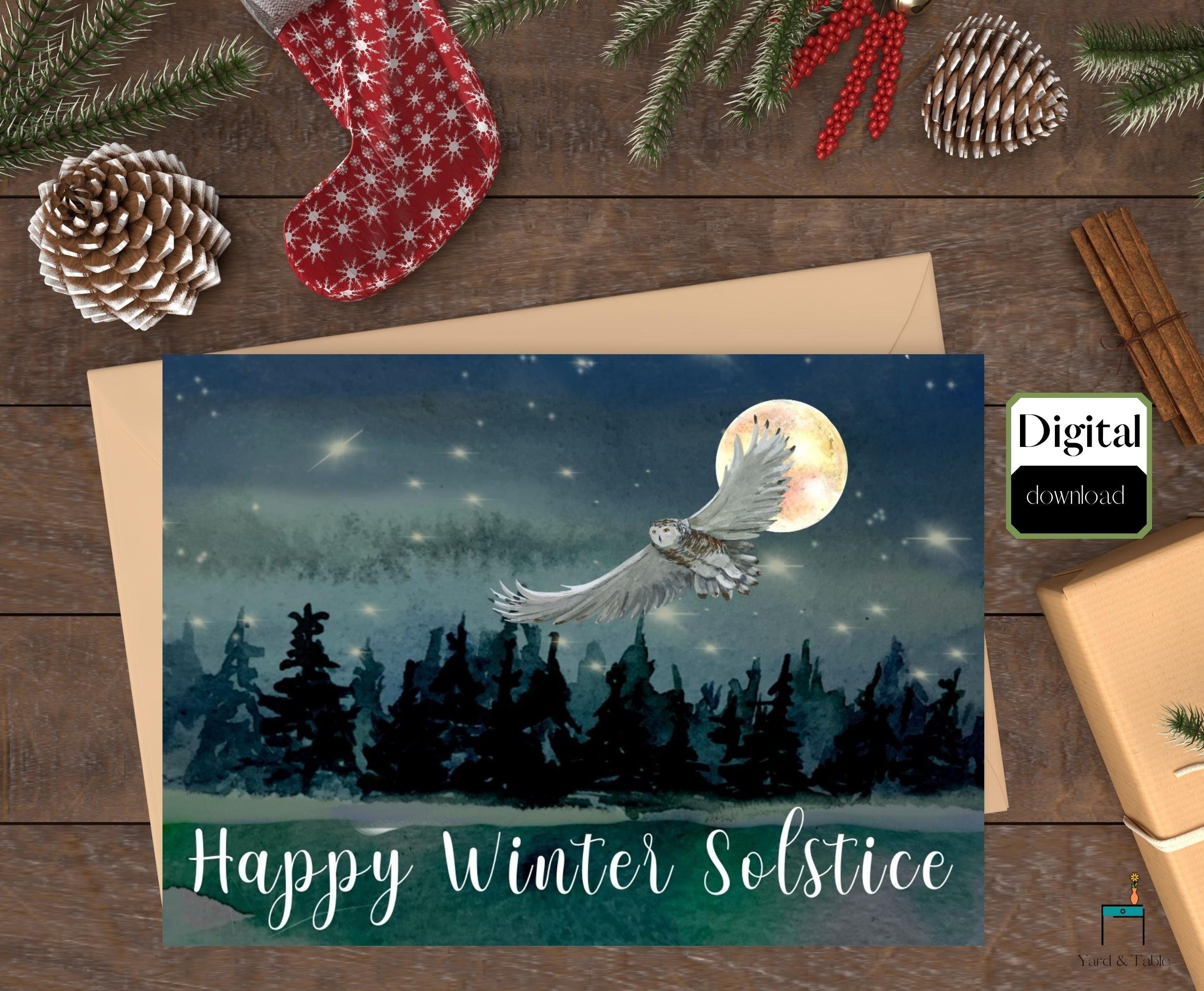 Happy Winter Solstice Cards