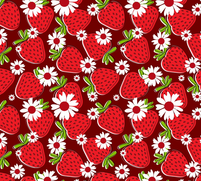 7 Strawberry Digital Download Designs PNG for Your Projects Crafts ...