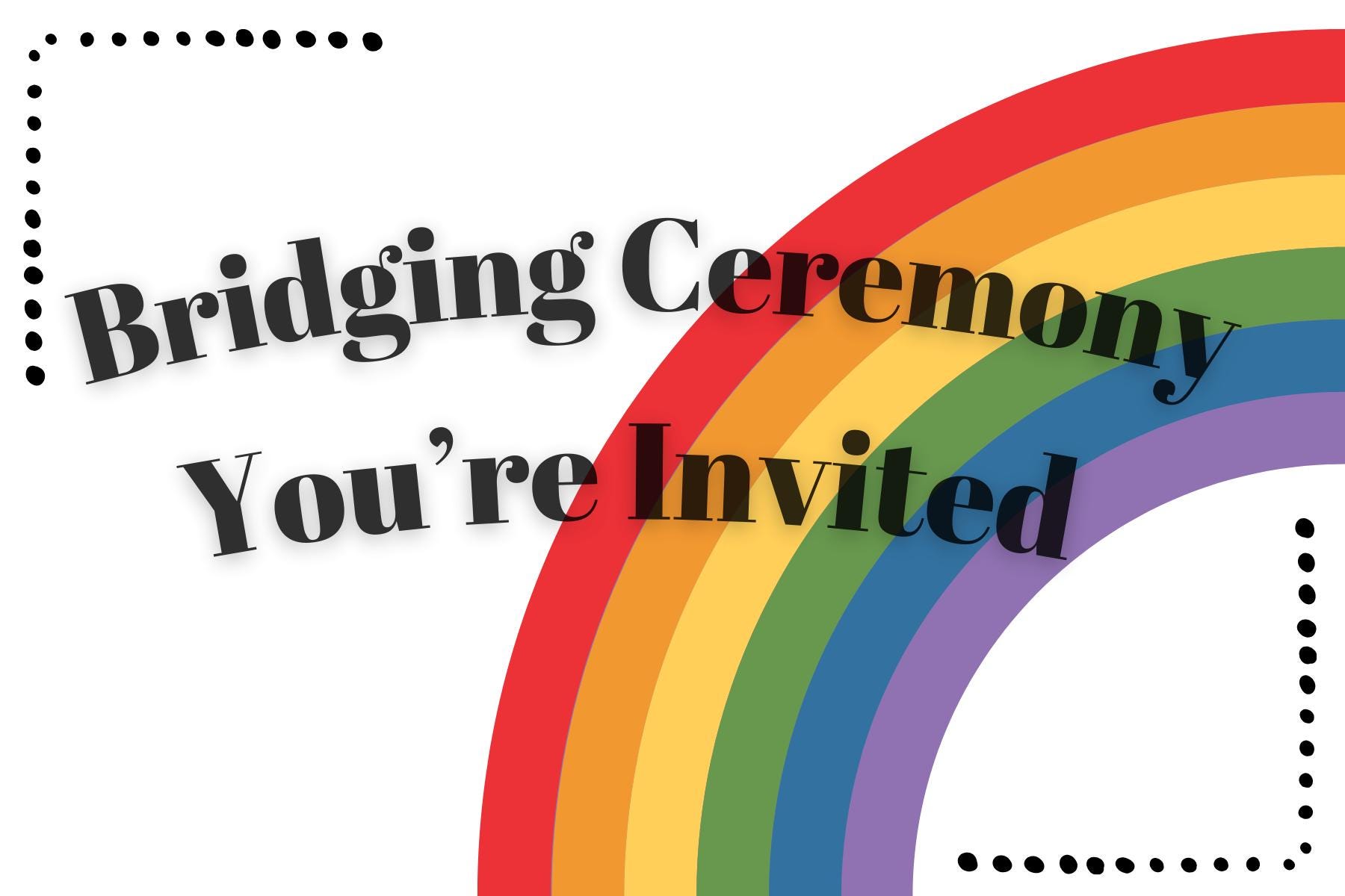 Girl Scout Bridging Ceremony Invitation Printable Card Digital Download ...