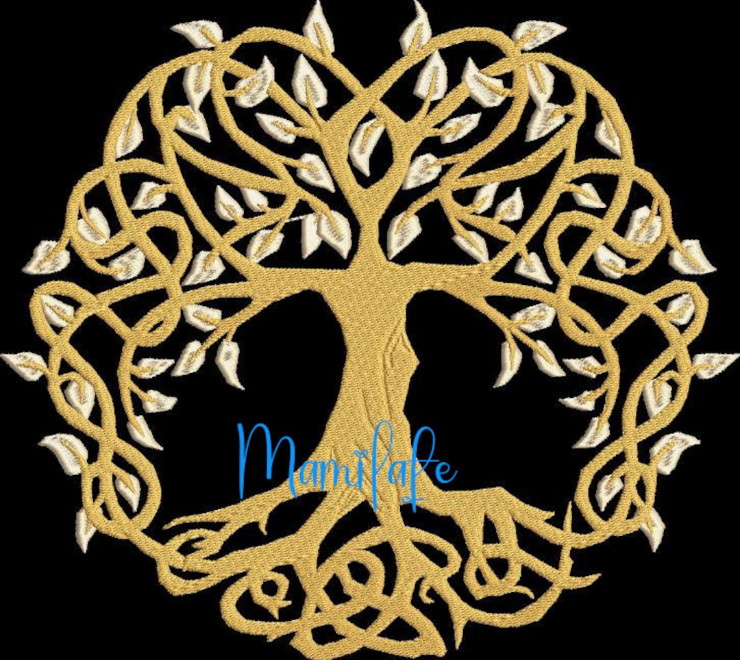Tree of Life Machine Embroidery Design - Etsy