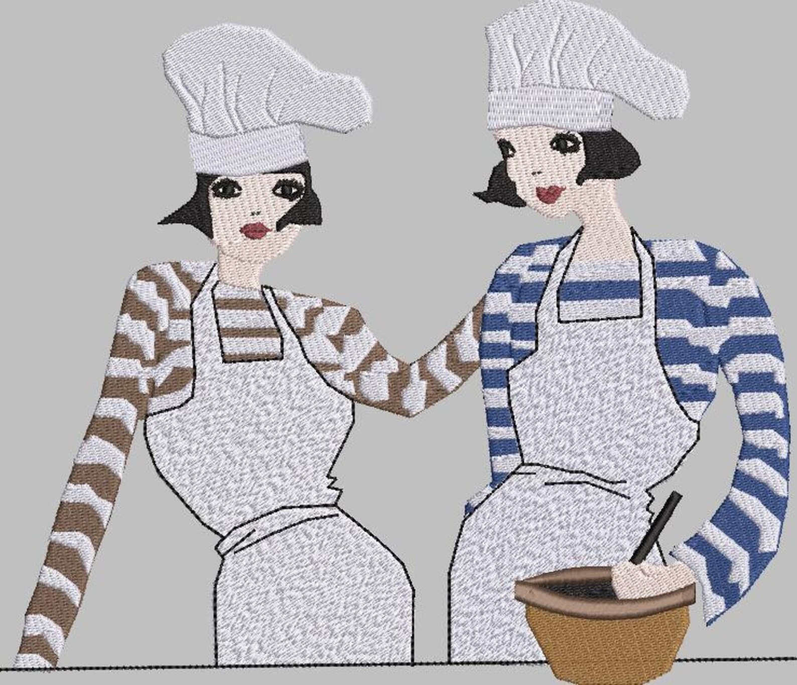 Kitchen Sister Machine Embroidery Design for Download - Etsy
