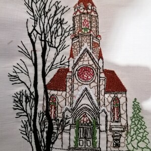 Machine Embroidery Design Set of 5 Embroideries to Form a Christmas ...