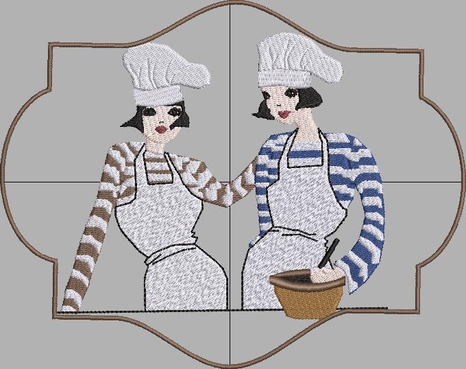 Kitchen Sister Machine Embroidery Design for Download - Etsy