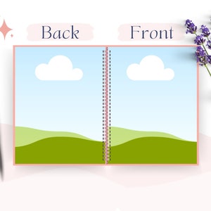 Spiral Notebook Mockup Frames for Canva Planner Template for Etsy ...